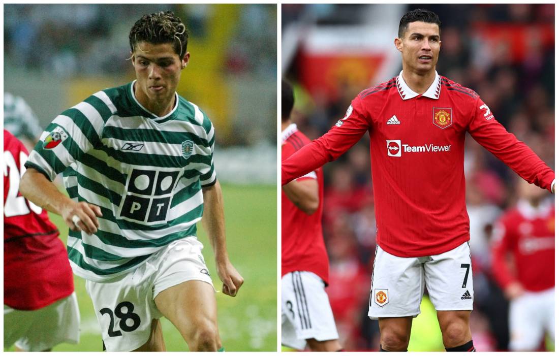 Cristiano Ronaldo body transformation from his first match to the most ...