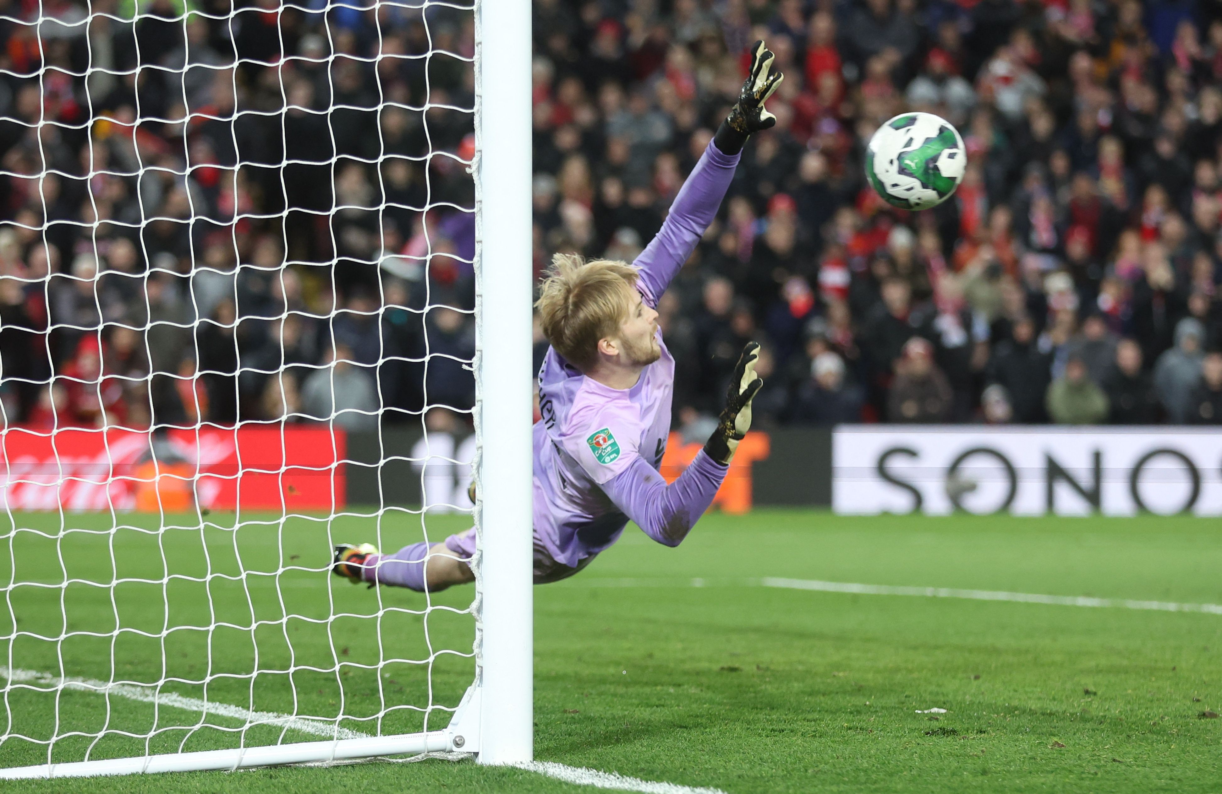 Liverpool: Caoimhin Kelleher's third penalty save vs Derby was underrated