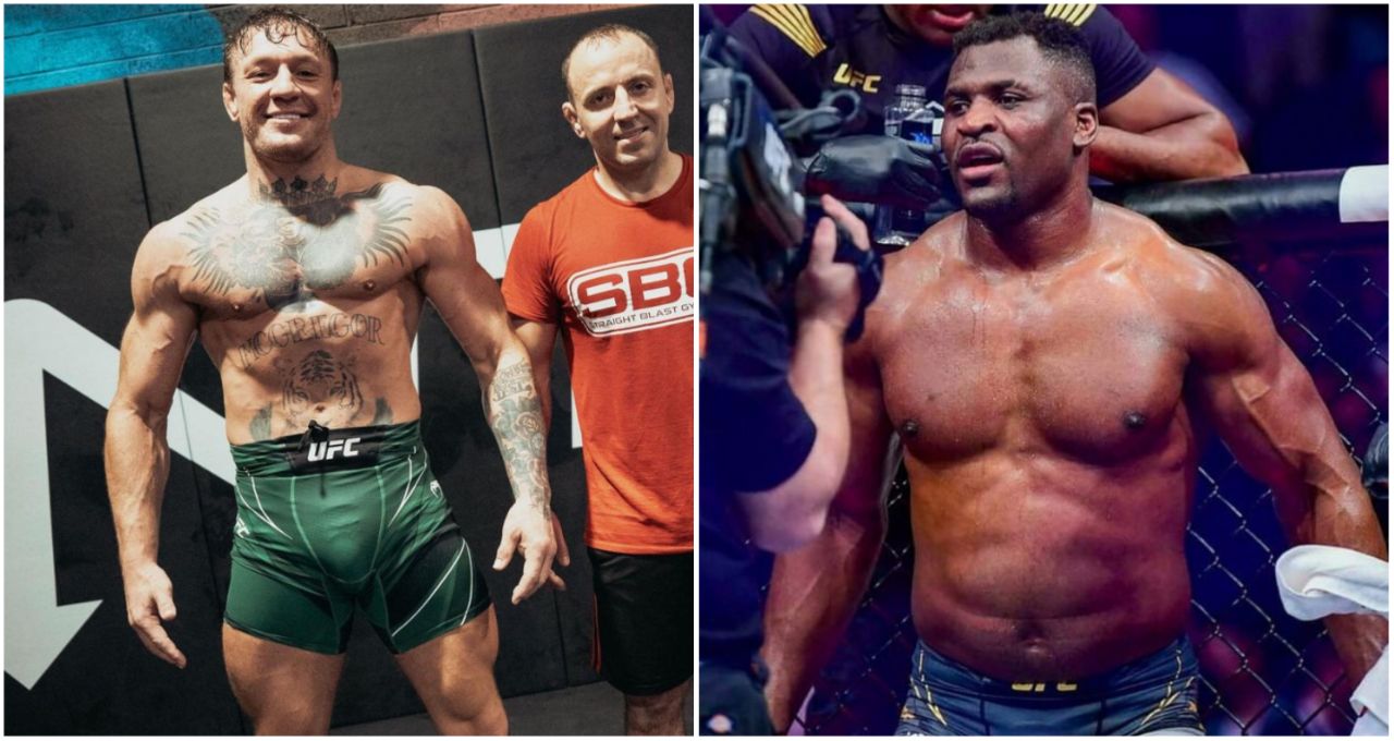 UFC: Conor McGregor's body vs Francis Ngannou's body after massive ...