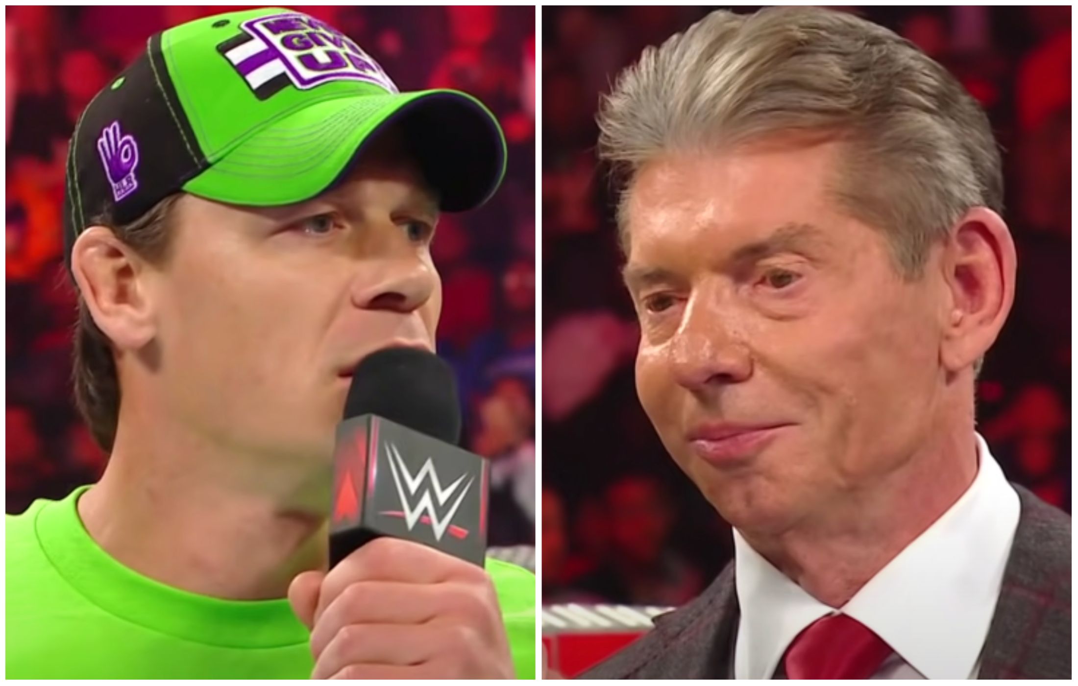 John Cena's love for WWE shown in emotional promo with Vince McMahon in ...