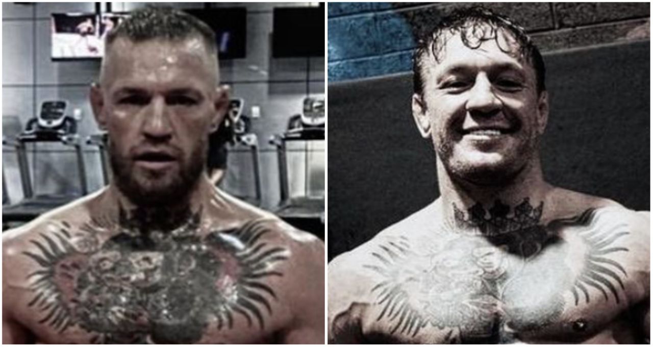 Conor McGregor's insane one-year muscle gain during UFC injury hiatus