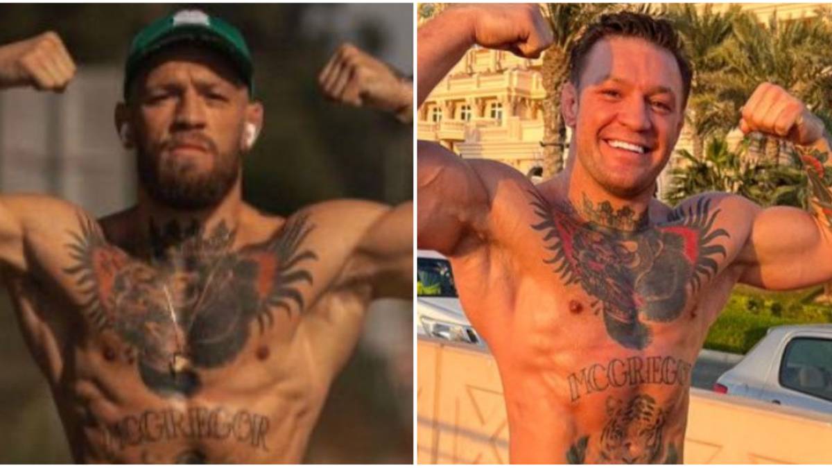 UFC: Conor McGregor's bicep transformation clearly highlighted in two ...