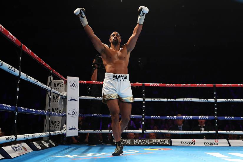 David Haye vs Nikolai Valuev: The Hayemaker wobbling giant with huge shot