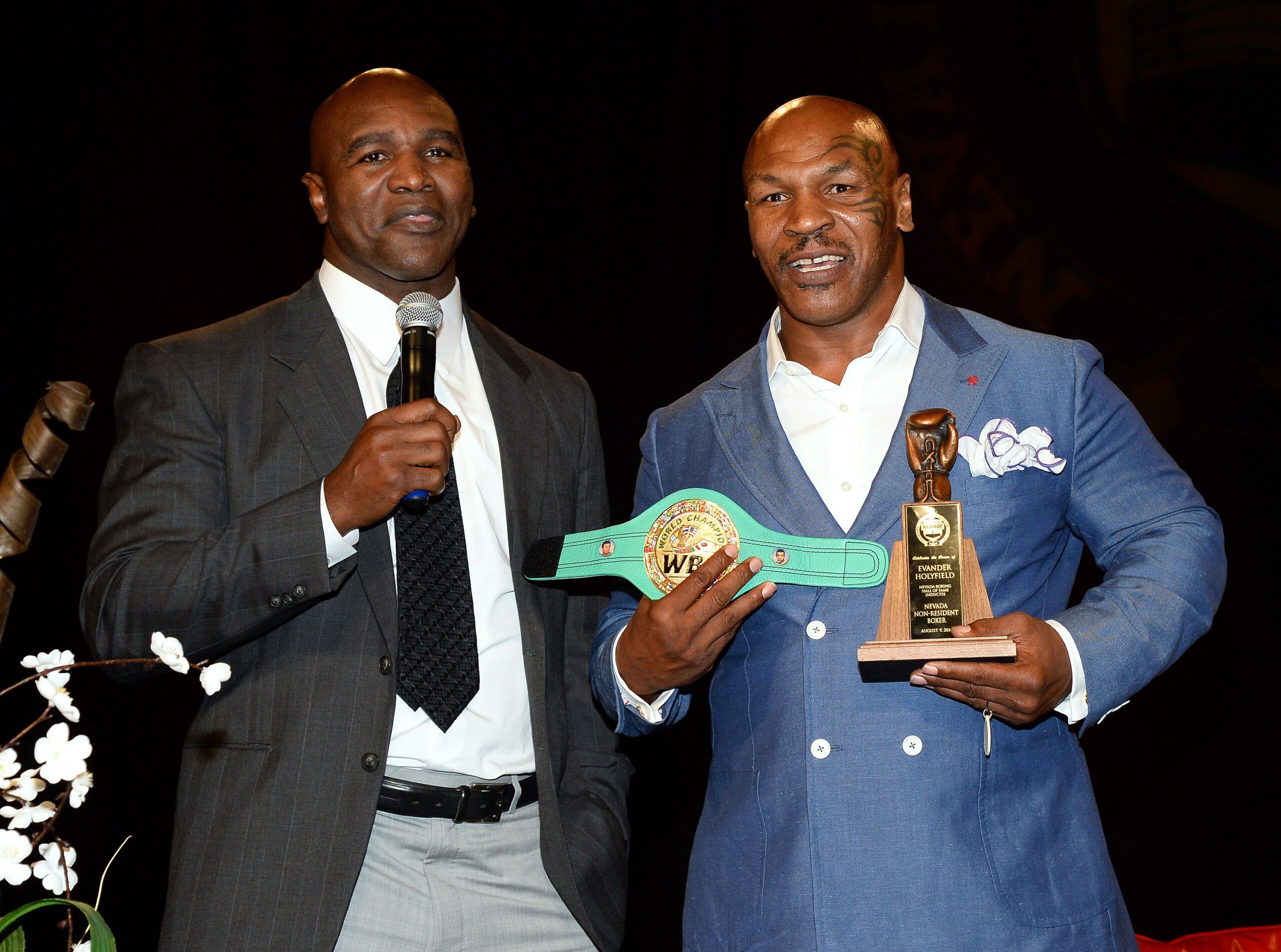Mike Tyson and Evander Holyfield launch new edible with brilliant ...