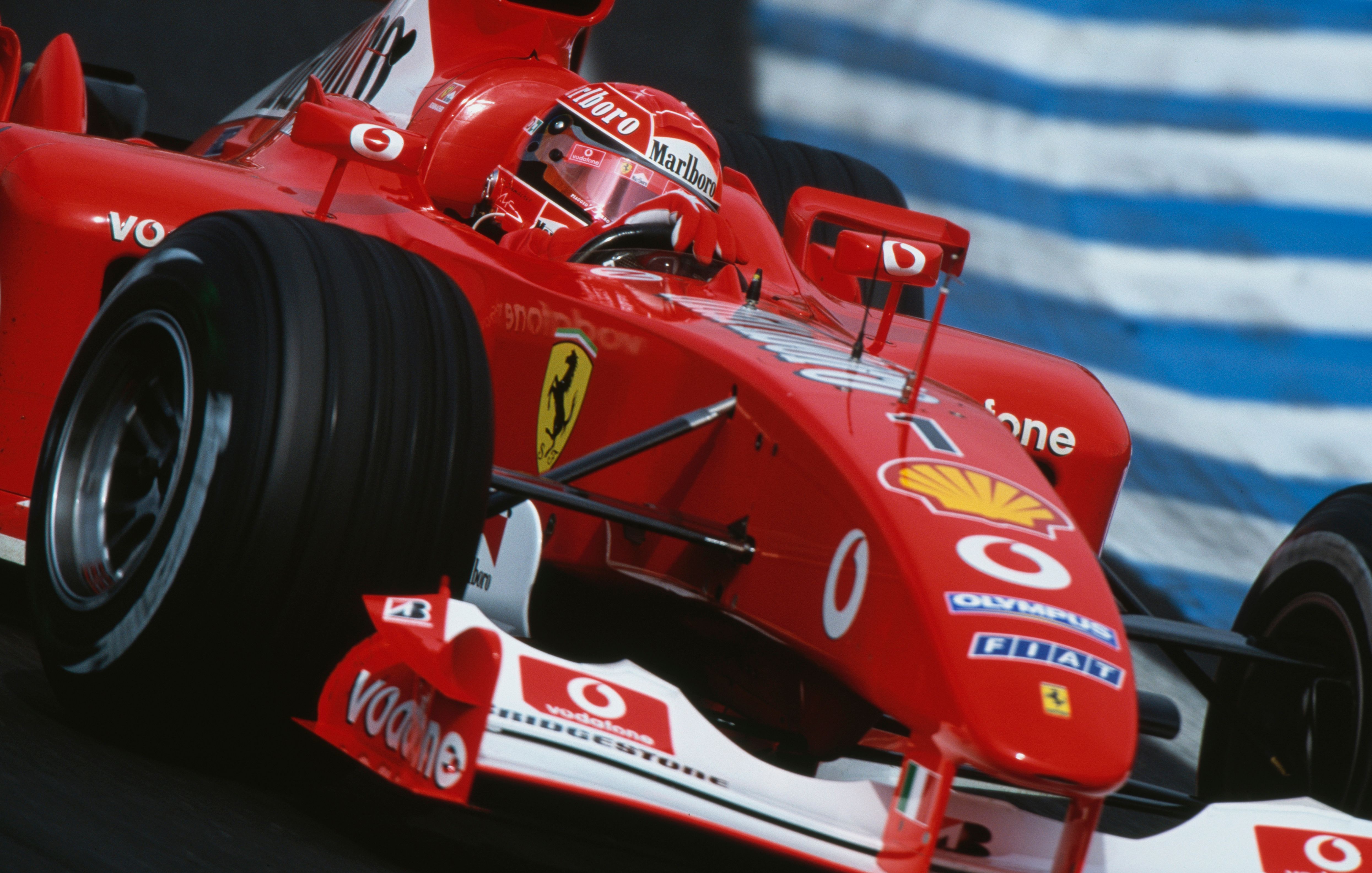 Michael Schumacher's 2003 Ferrari F1 car has been sold for a gigantic ...
