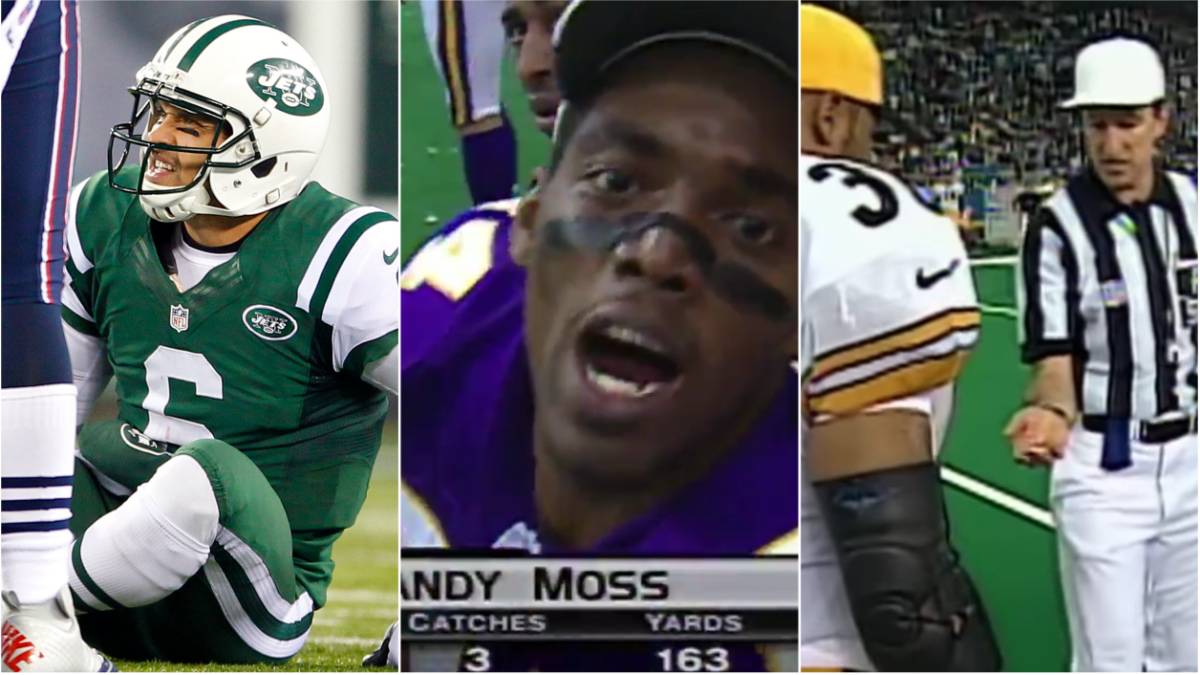 Coin flip controversy, Butt Fumble & Randy Moss' crazy game: NFL's ...