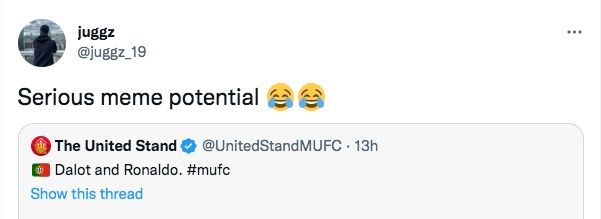 Cristiano Ronaldo: Diogo Dalot's face while next to Man Utd teammate on ...