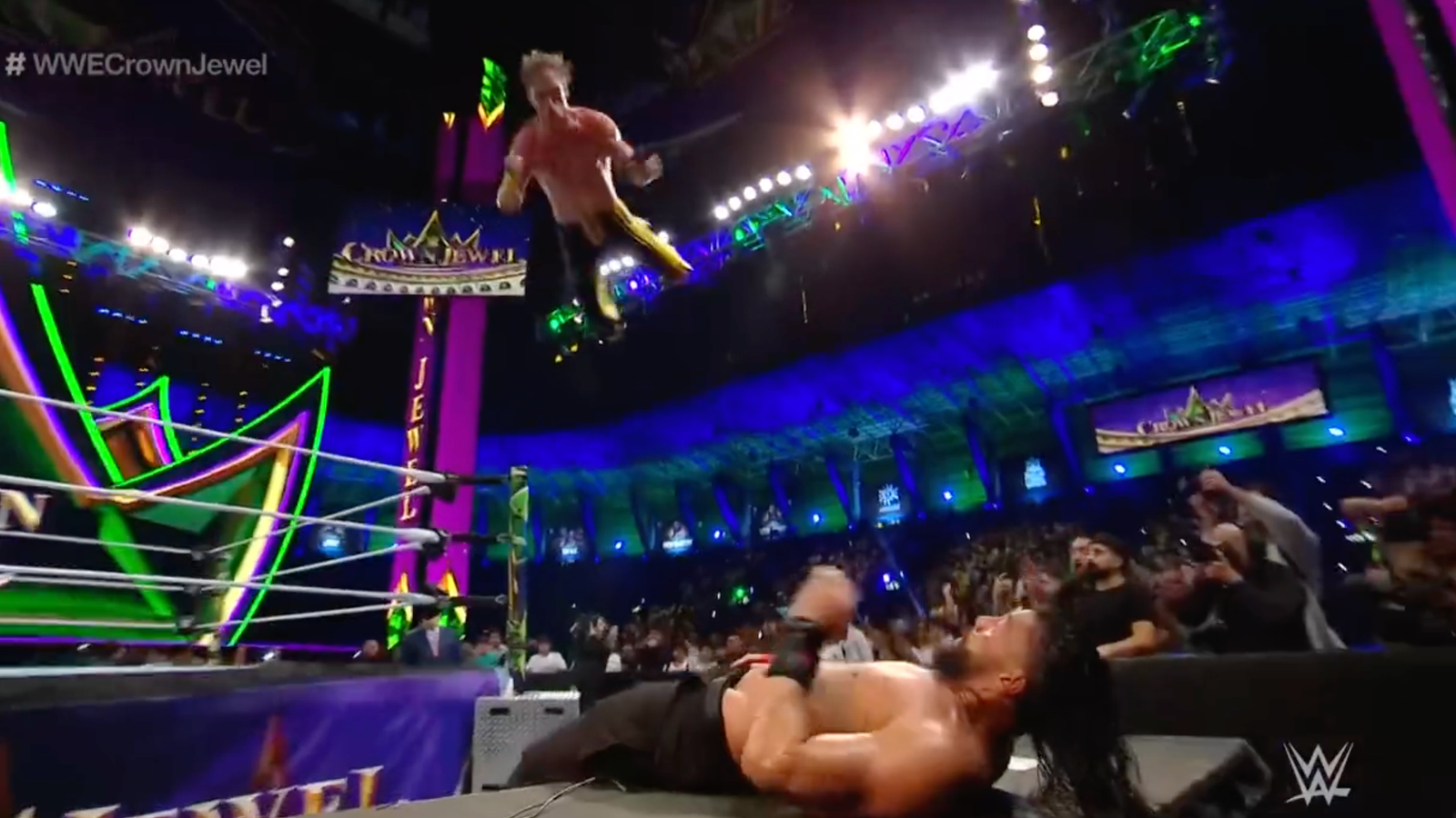 Logan Paul's highlight reel vs Roman Reigns at WWE Crown Jewel is unreal