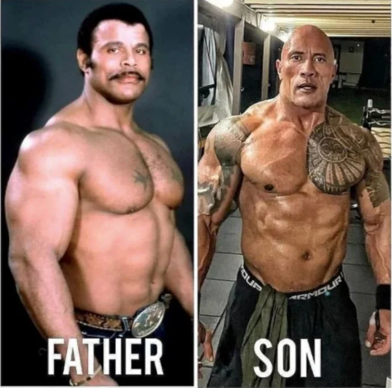 WWE: The Rock's dad was somehow more jacked than him during his career