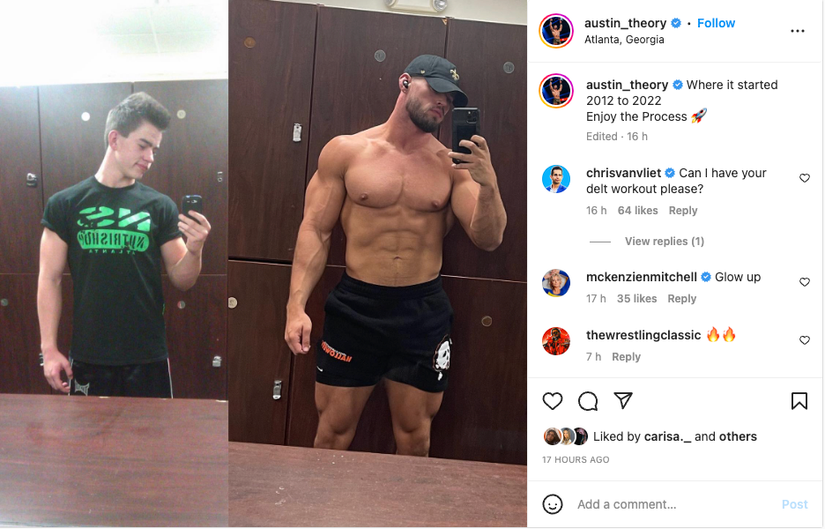 WWE: Austin Theory's truly incredibly ten-year body transformation