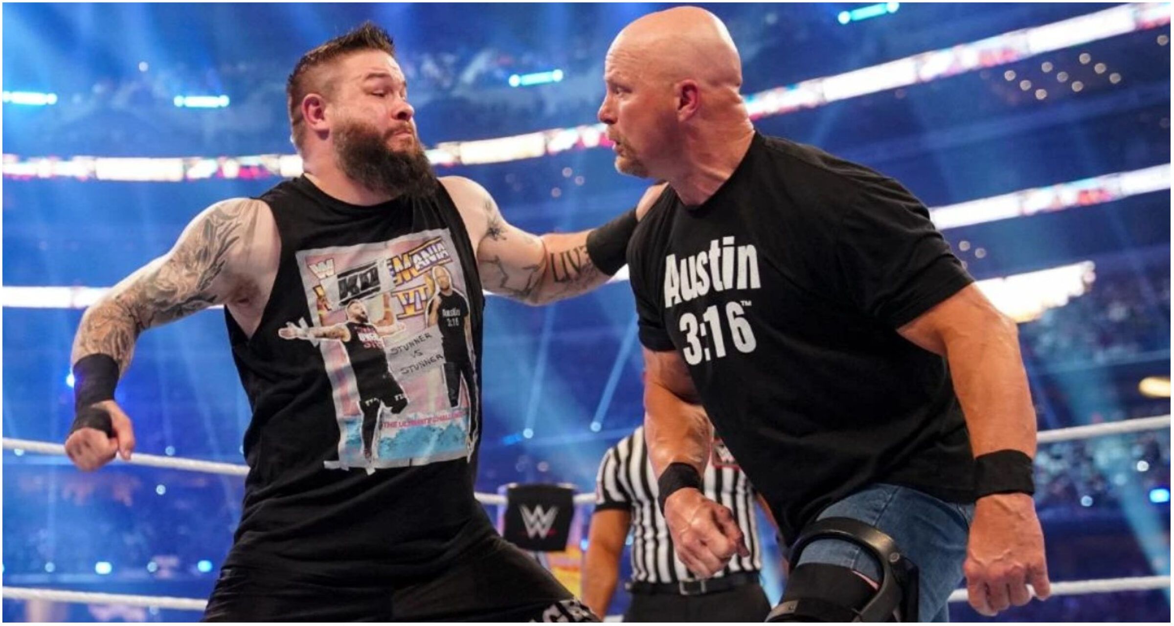 WWE: Actors playing Stone Cold & Triple H on 'Young Rock' look nothing ...