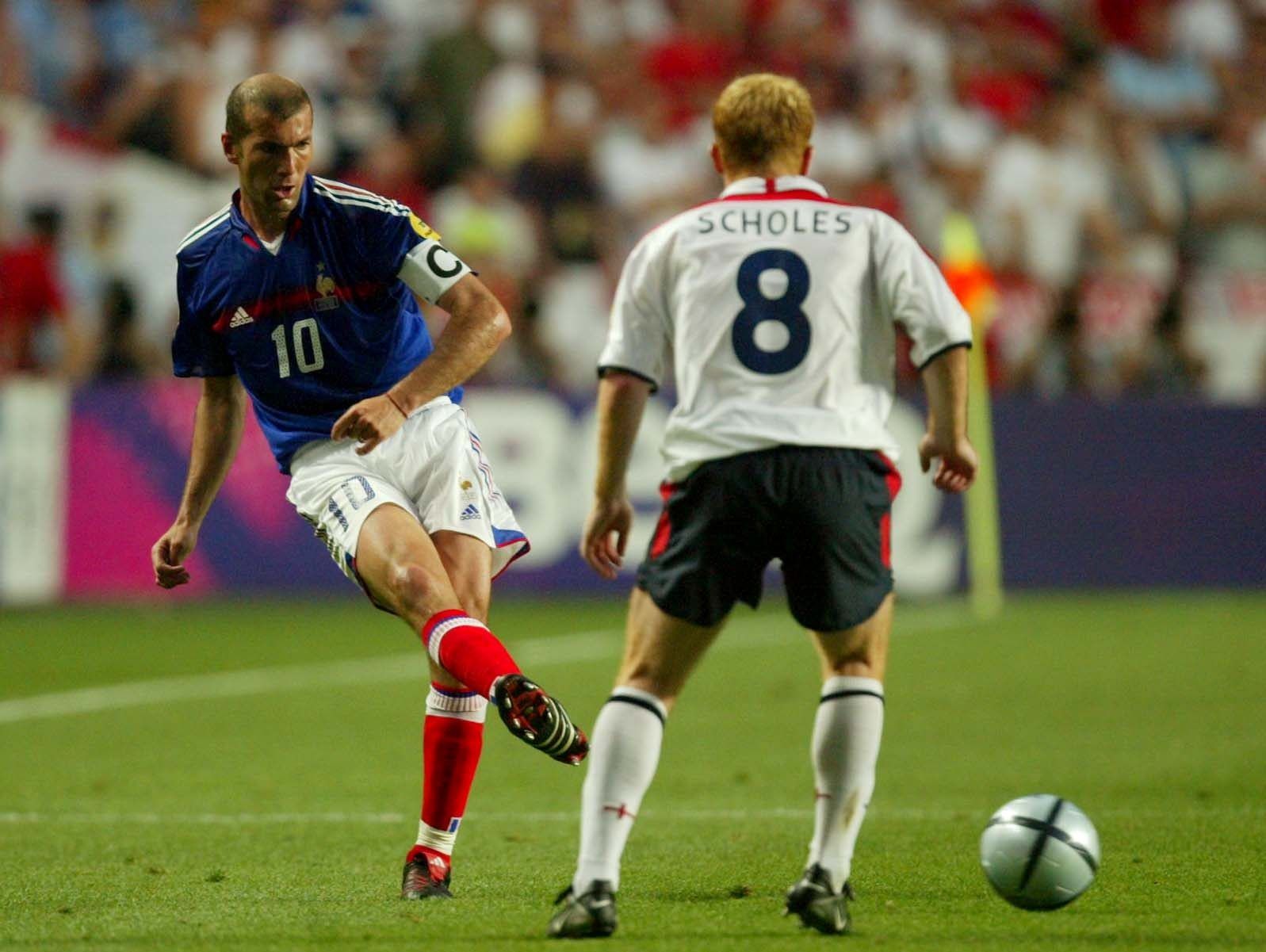 England vs France: Scholes' masterclass vs Zidane at Euro 2004