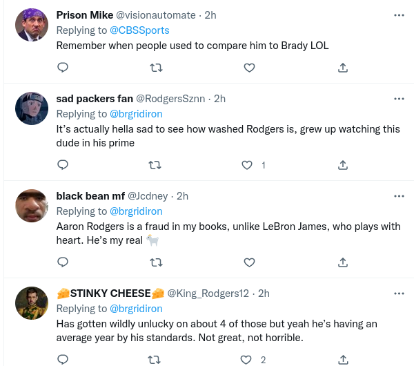 Aaron Rodgers: Packers QB slammed by fans online as incredible stat emerges