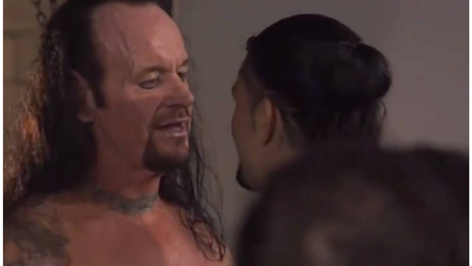 WWE: Footage of The Undertaker apologising to Roman Reigns backstage ...