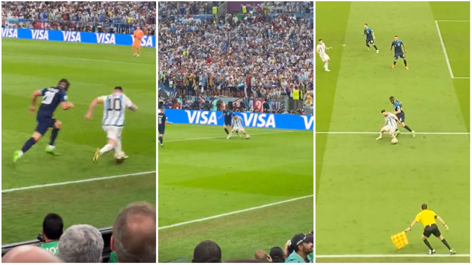 Lionel Messi: Fan footage of Argentina star’s assist shows his genius
