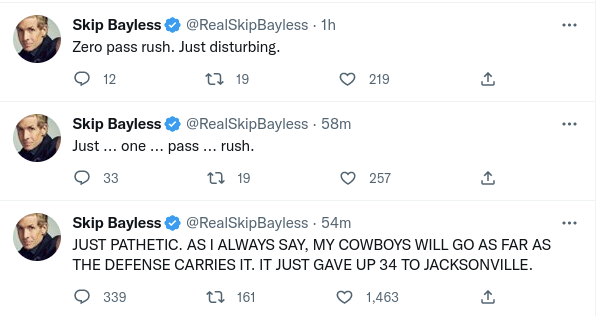 Dallas Cowboys: Skip Bayless slams team as he puts overtime loss on one ...