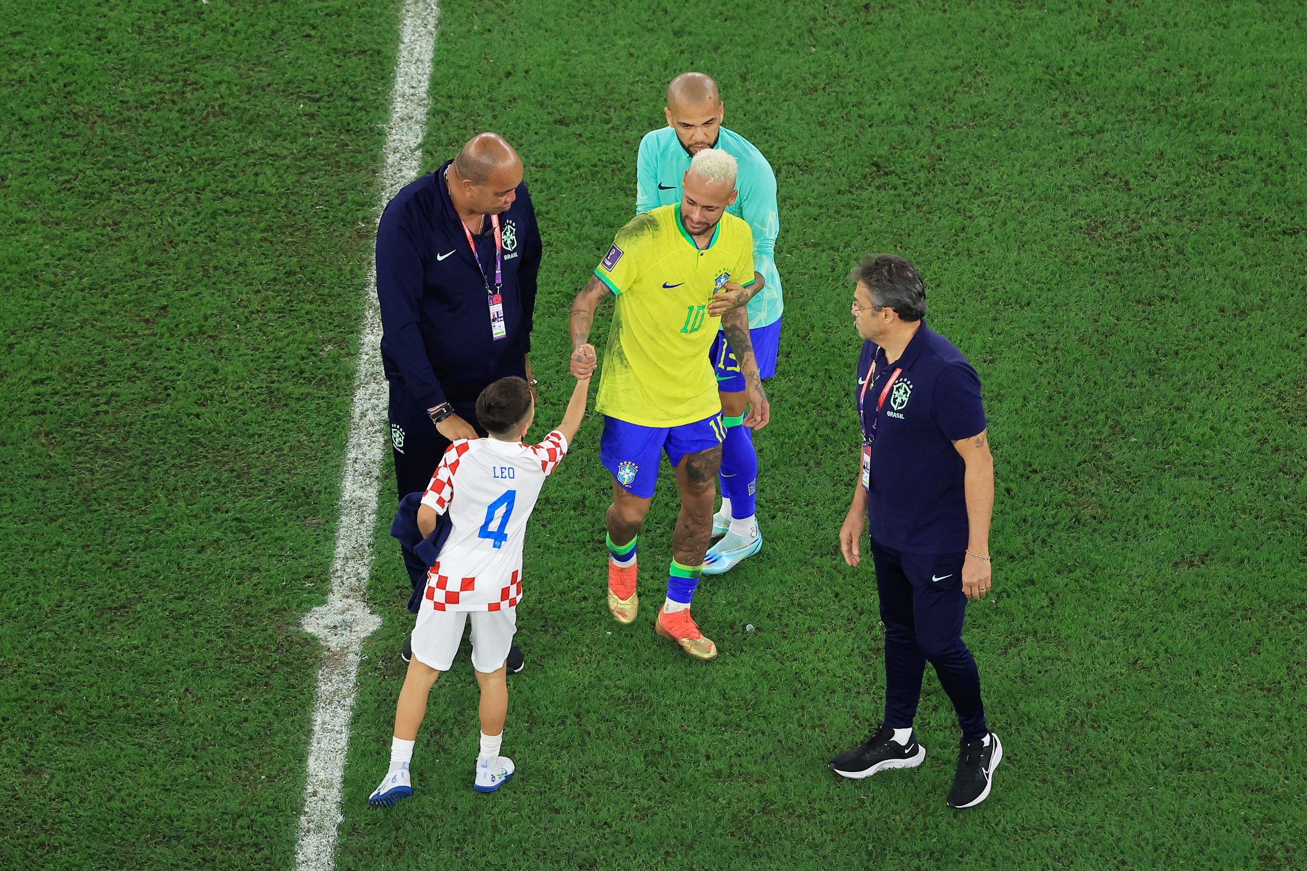 Distraught Neymar showed class after Brazil’s shock World Cup exit v ...