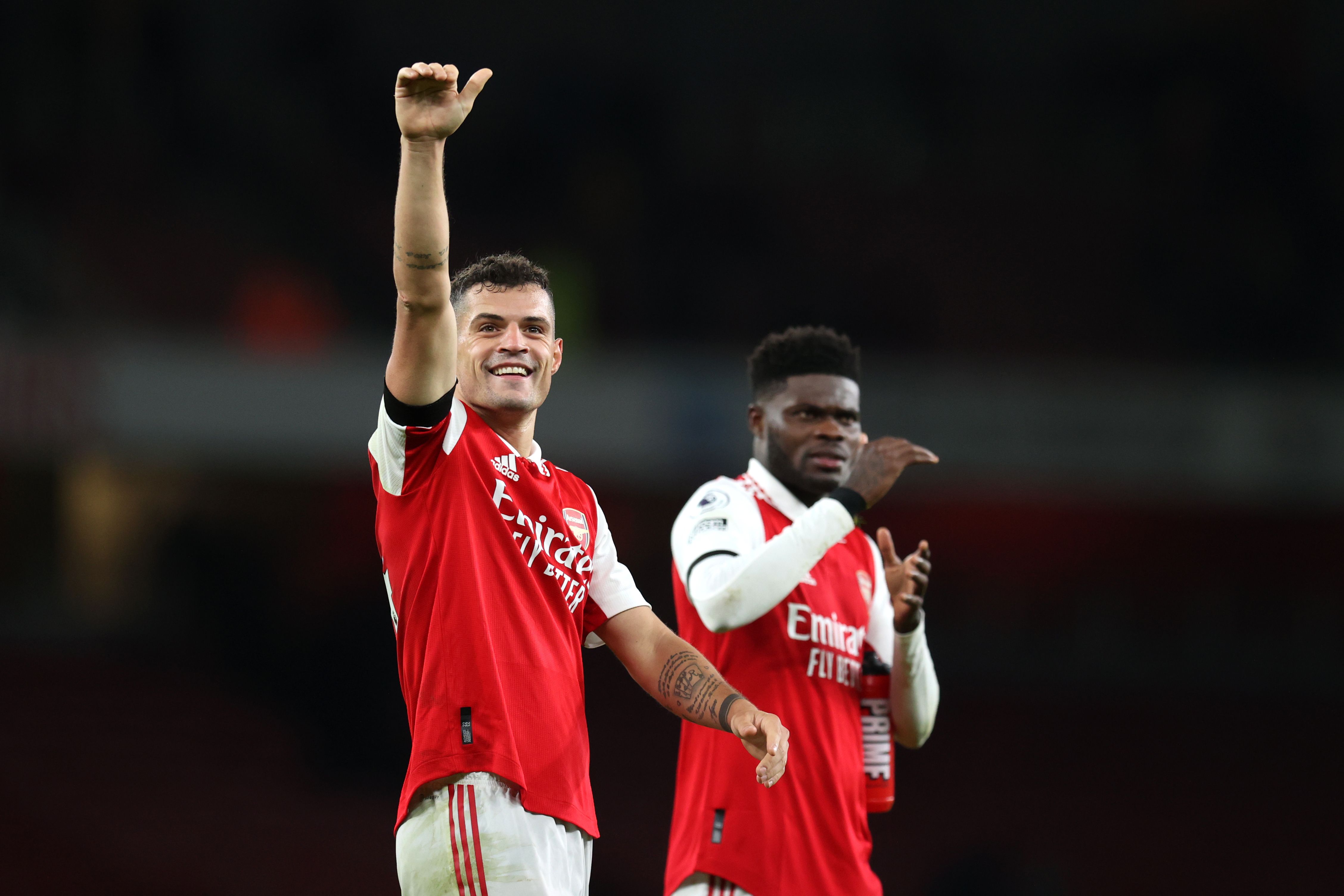 Arsenal duo Xhaka & Odegaard involved in funny moment vs West Ham
