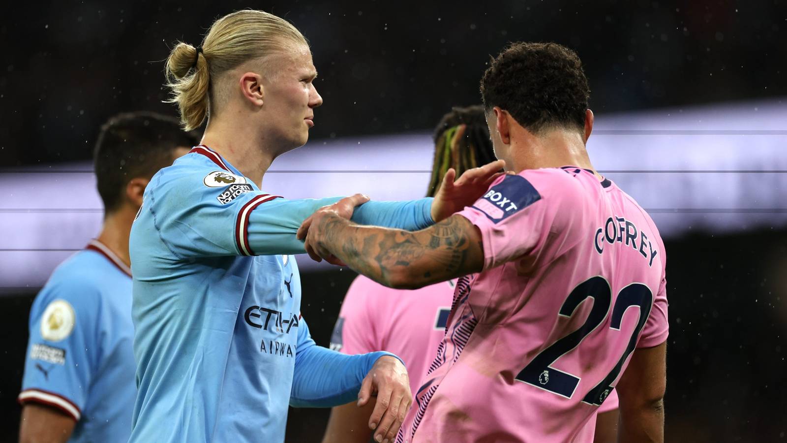 Erling Haaland: Man City star's wild slide tackle vs Everton
