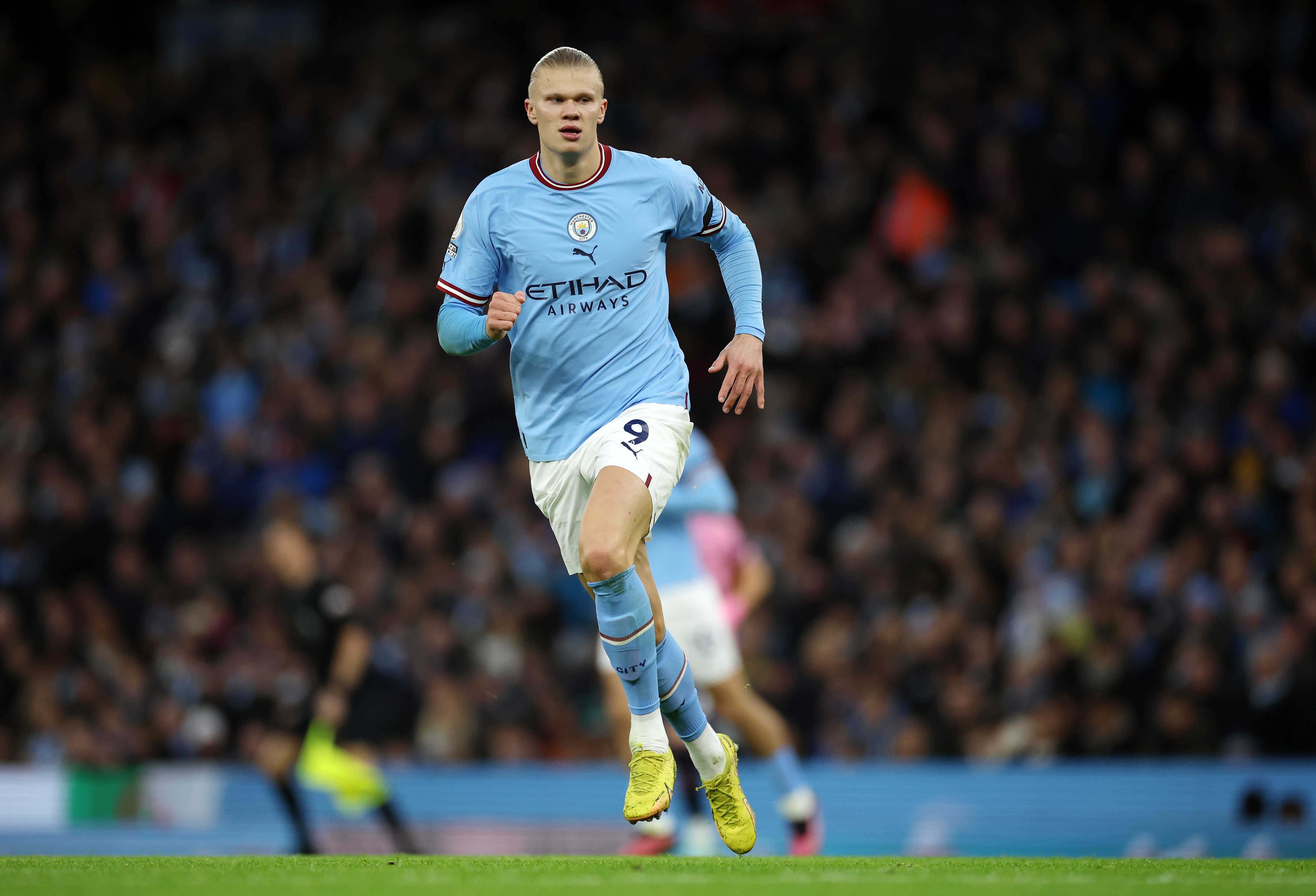 Erling Haaland: Man City star's wild slide tackle vs Everton
