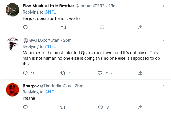 Patrick Mahomes: Fans online left in awe at 'ridiculous' TD for Chiefs QB