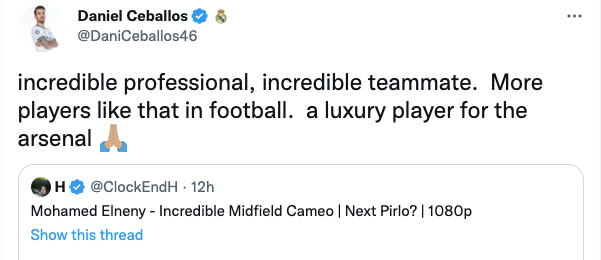 Arsenal 3-1 West Ham: Elneny's 'highlights' get lovely reply from ex ...