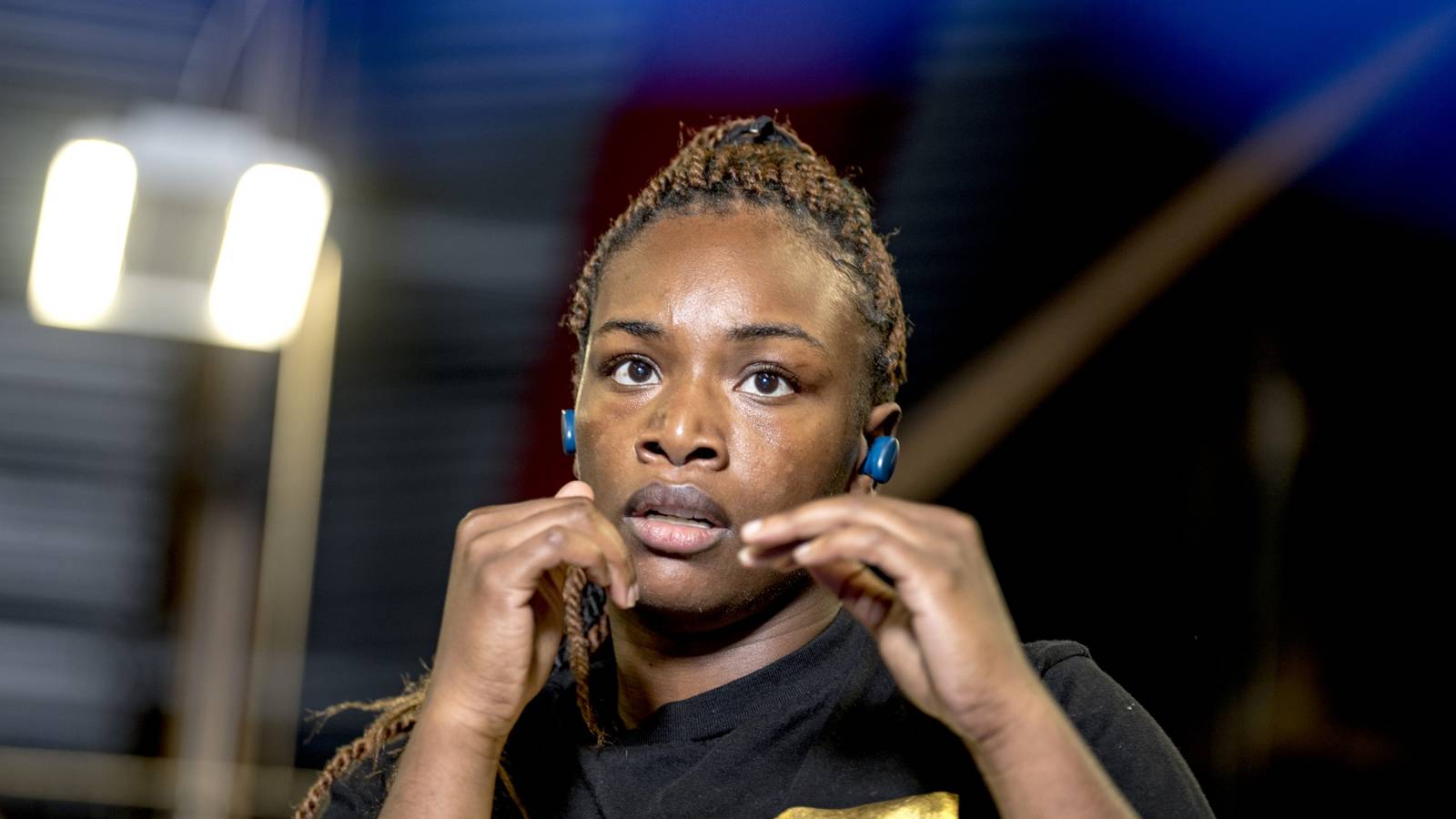 Claressa Shields teaches six-year-old nephew to box in adorable video
