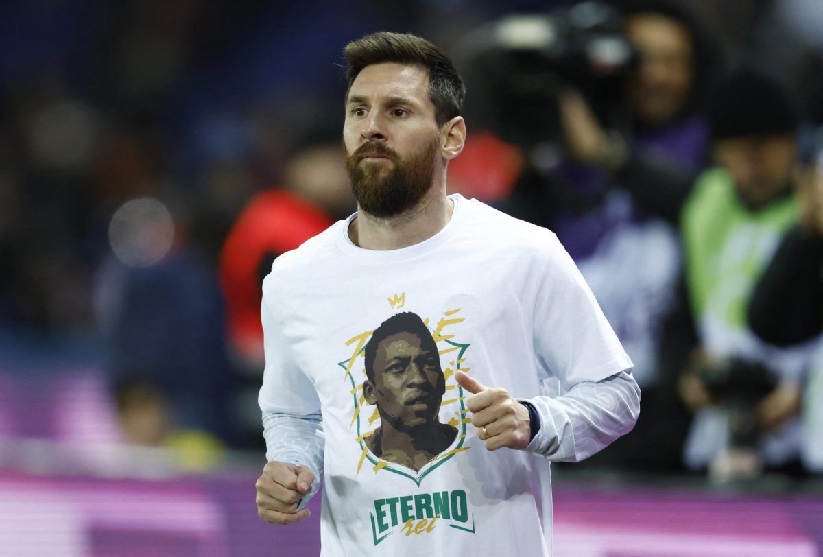 Lionel Messi's crazy first touch in PSG vs Angers warm up
