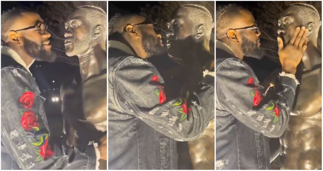 Boxing: Deontay Wilder has a moment with his statue
