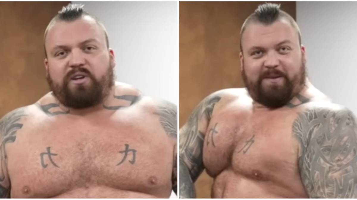 Eddie Hall shows off current physique as he starts bodybuilding journey