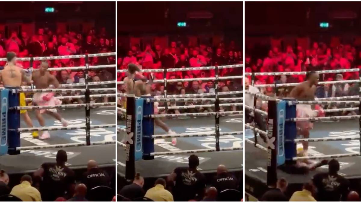 Misfits Boxing: KSI's knockout of Temper caught on incredible fan footage