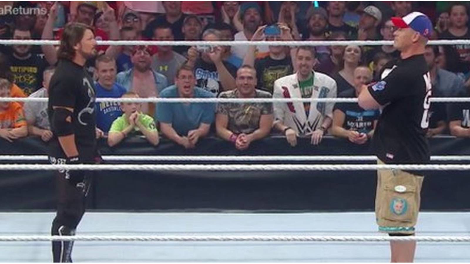 John Cena and AJ Styles' first meeting in 2016 was a seismic moment
