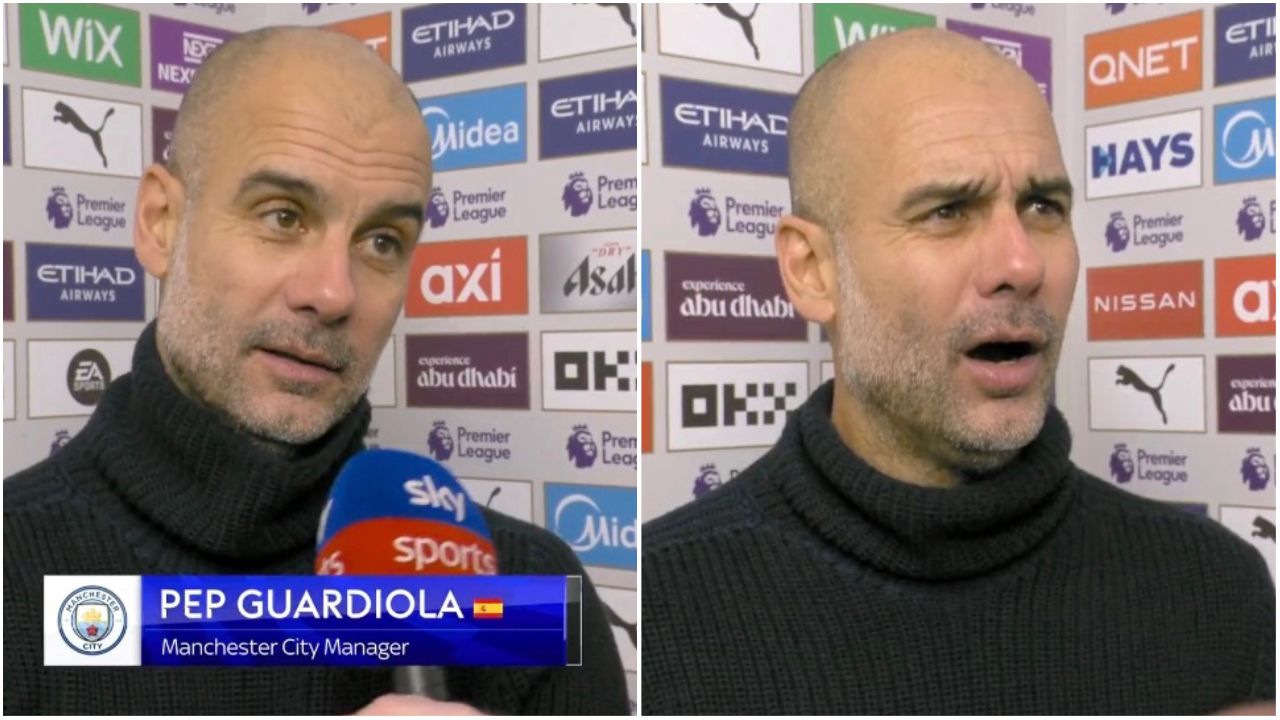 Pep Guardiola gave explosive interview after Man City 4-2 Tottenham