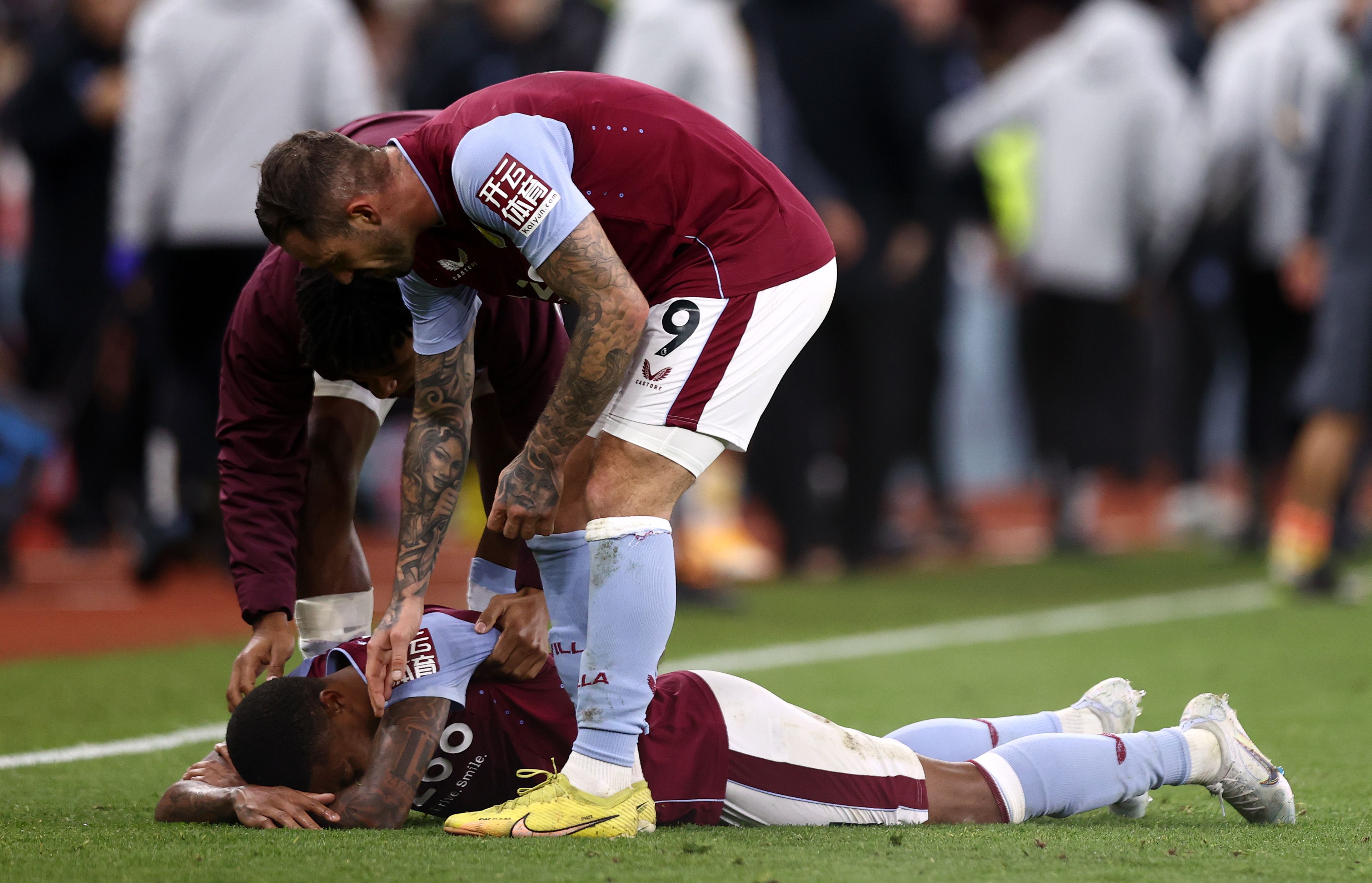 Ian Wright reacts as tearful Leon Bailey apologises for miss during ...