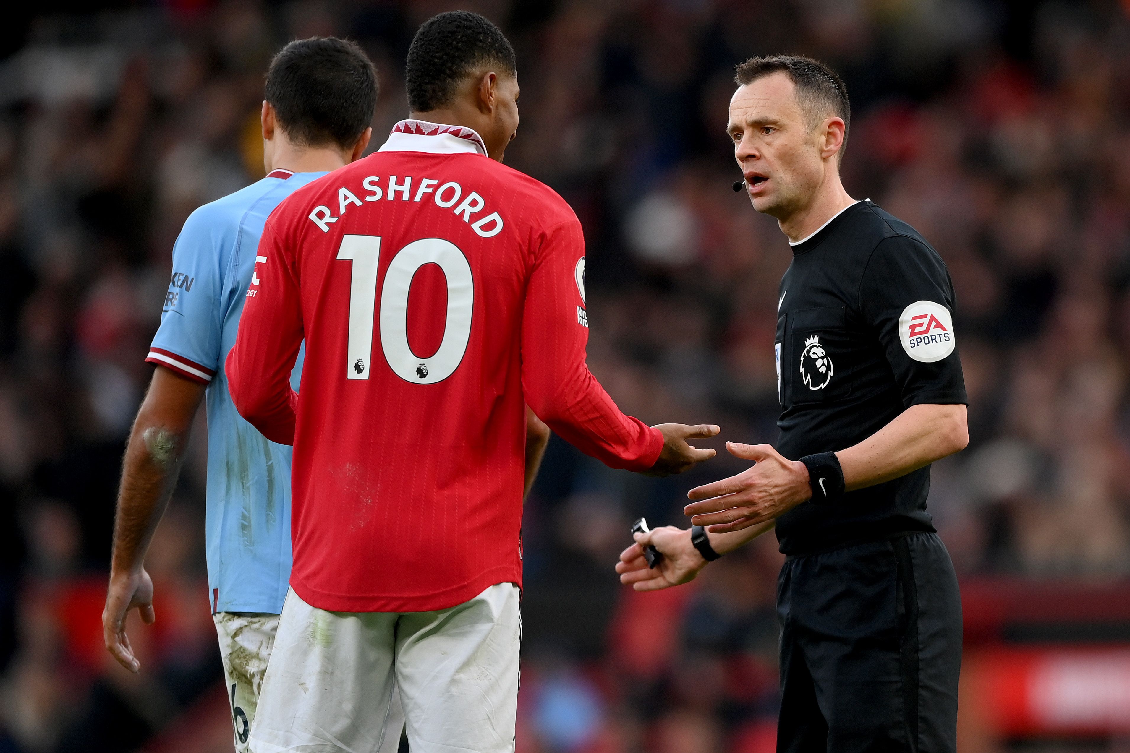 Marcus Rashford offside: Man City commentators during controversial ...