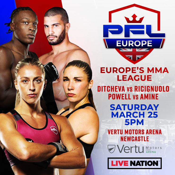 PFL Europe 1 2023: Fight Card, Tickets, Newcastle and more