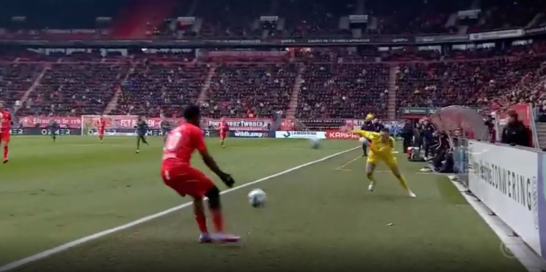 Feyenoord goalkeeper, Justin Bijlow, shown yellow card for ingenious ...