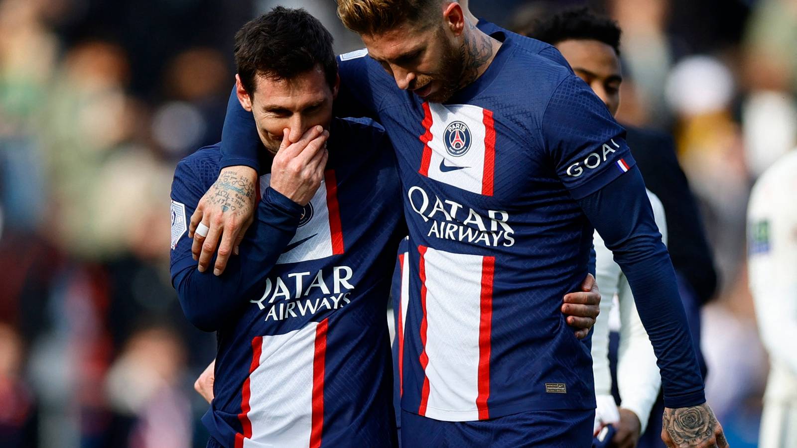 Lionel Messi and Sergio Ramos celebrating PSG heroics is still so surreal