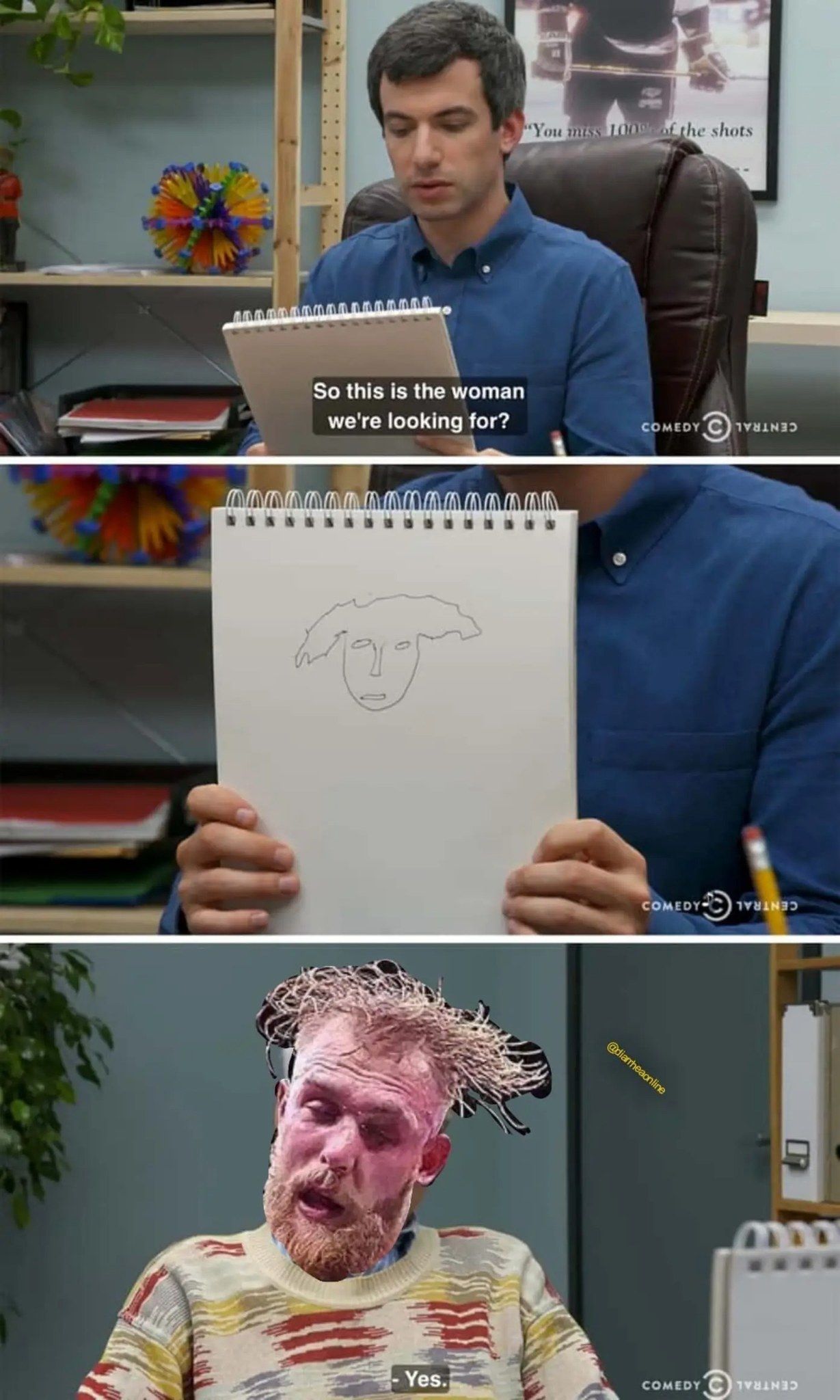 Jake Paul turned into hilarious meme after Tommy Fury loss