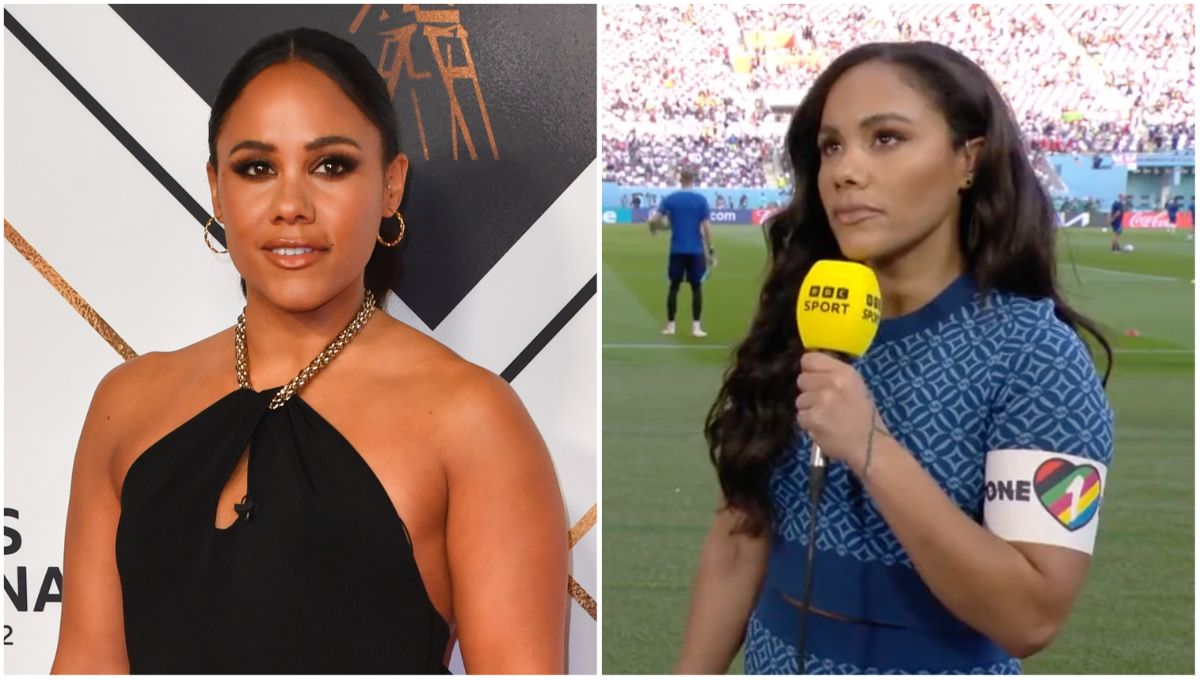 Alex Scott reveals "genius" thought process behind One Love armband at ...