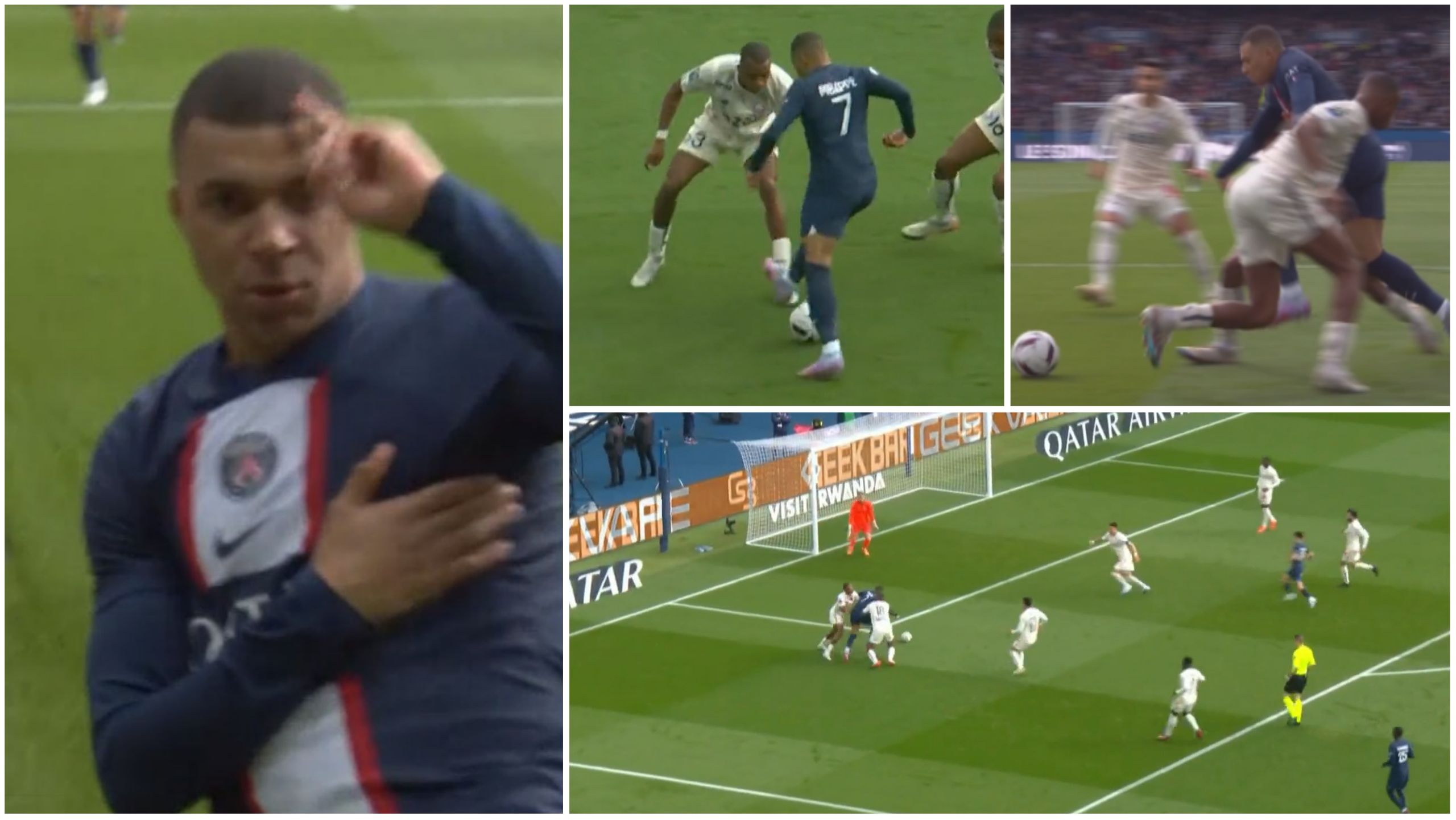 Kylian Mbappe scores superb solo goal in PSG vs Lille