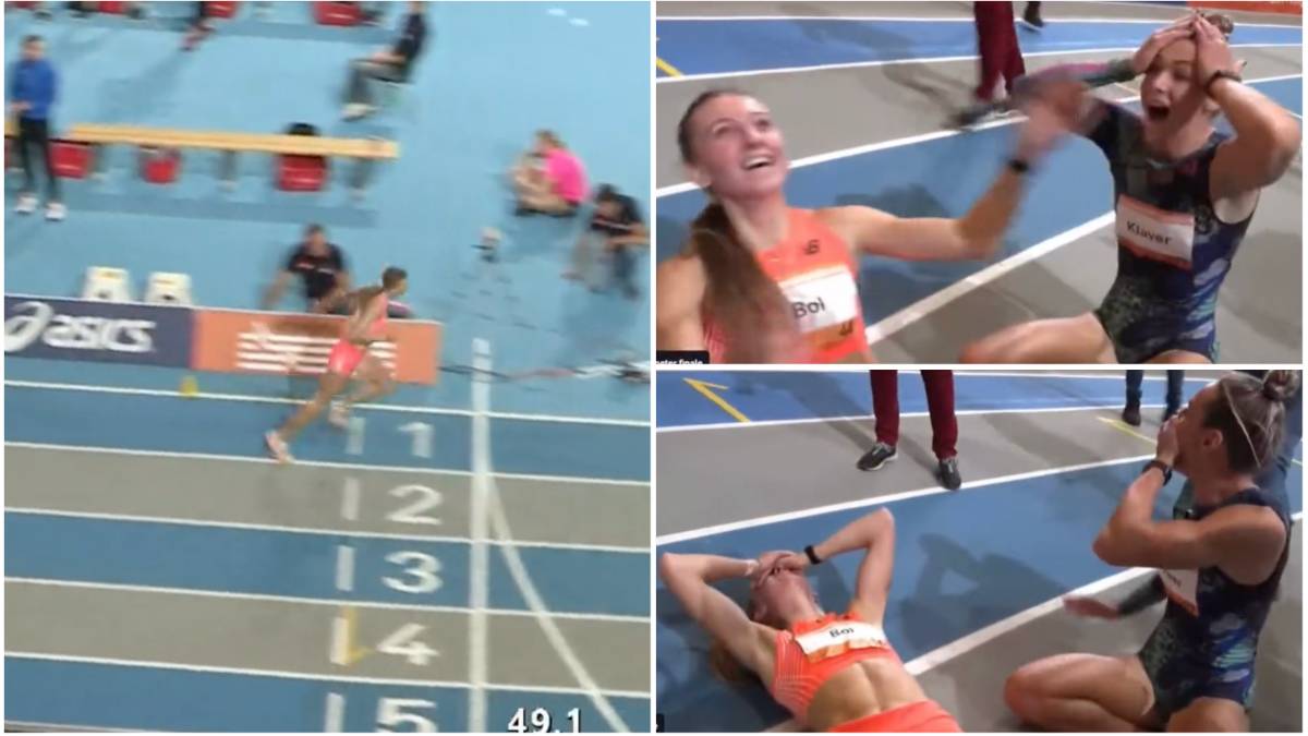 Femke Bol breaks the longest-standing world record in track athletics