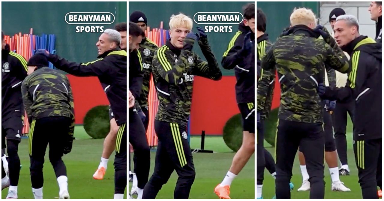 Man Utd: Alejandro Garnacho's new look exposed by Antony in training