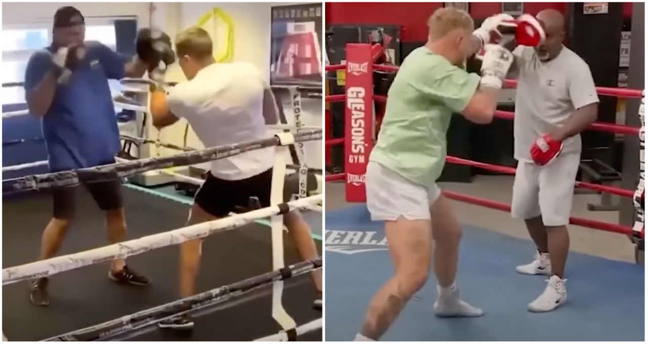 Jake Paul vs Tommy Fury: Side-by-side comparison video of new training footage | Flipboard