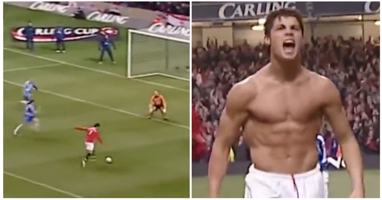 Cristiano Ronaldo's Carabao Cup final goal for Man Utd had iconic ...
