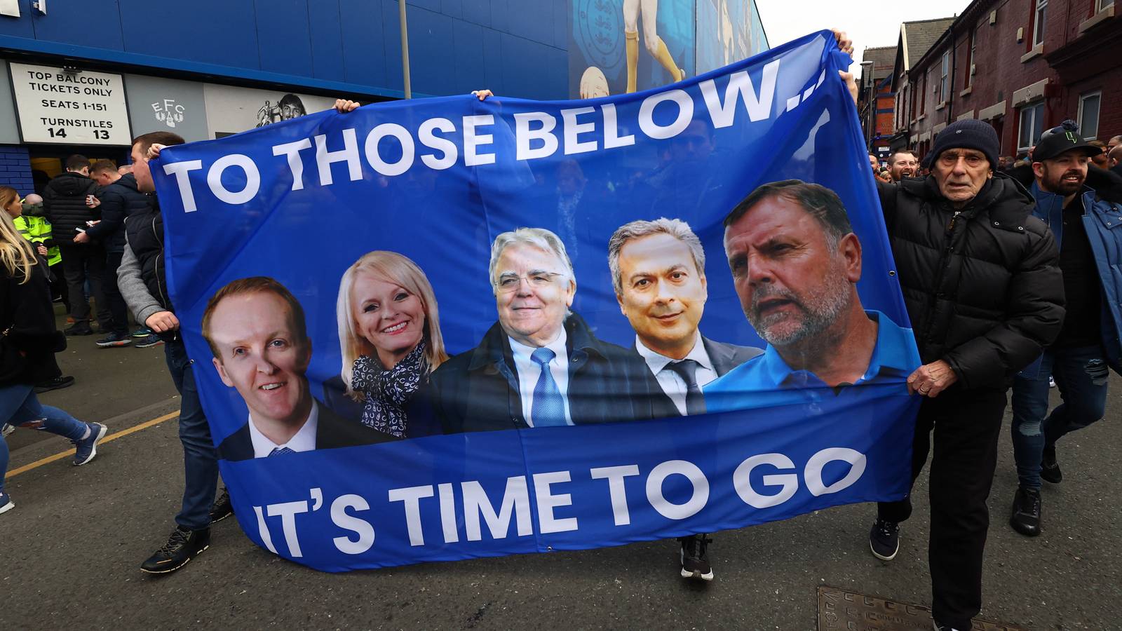 Everton fans could continue protests at Goodison Park