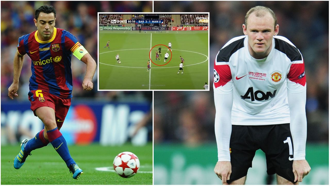 Xavi revealed Wayne Rooney’s comment to him during Man Utd vs Barcelona ...