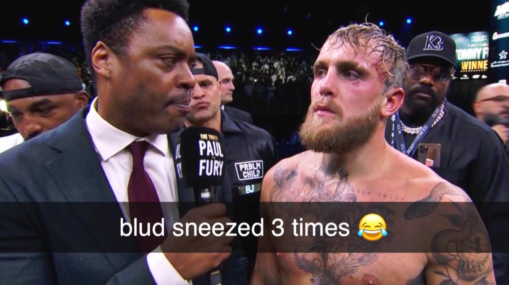 Jake Paul turned into hilarious meme after Tommy Fury loss