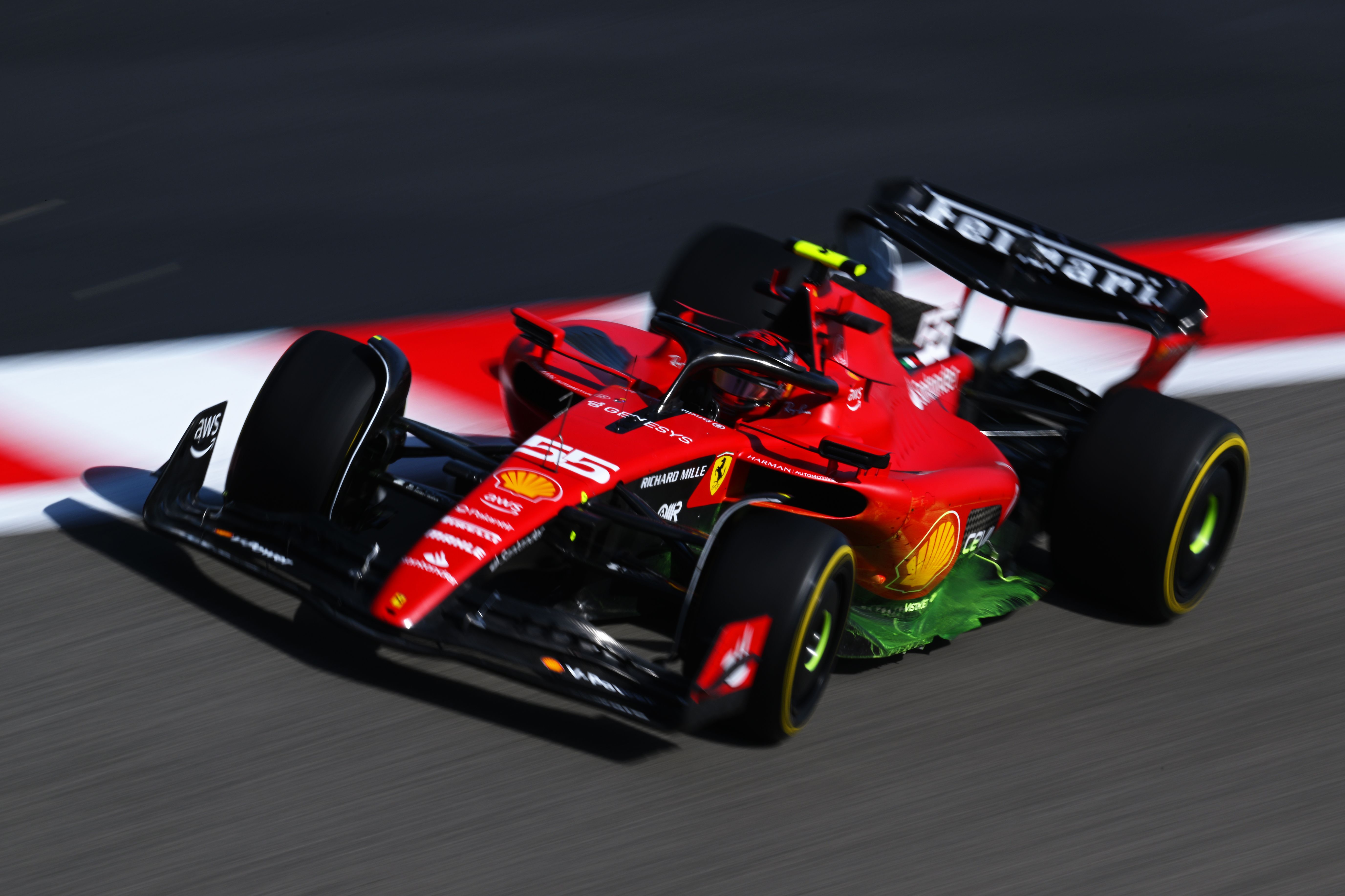 F1 testing: Ferrari's car dents when travelling at high speeds