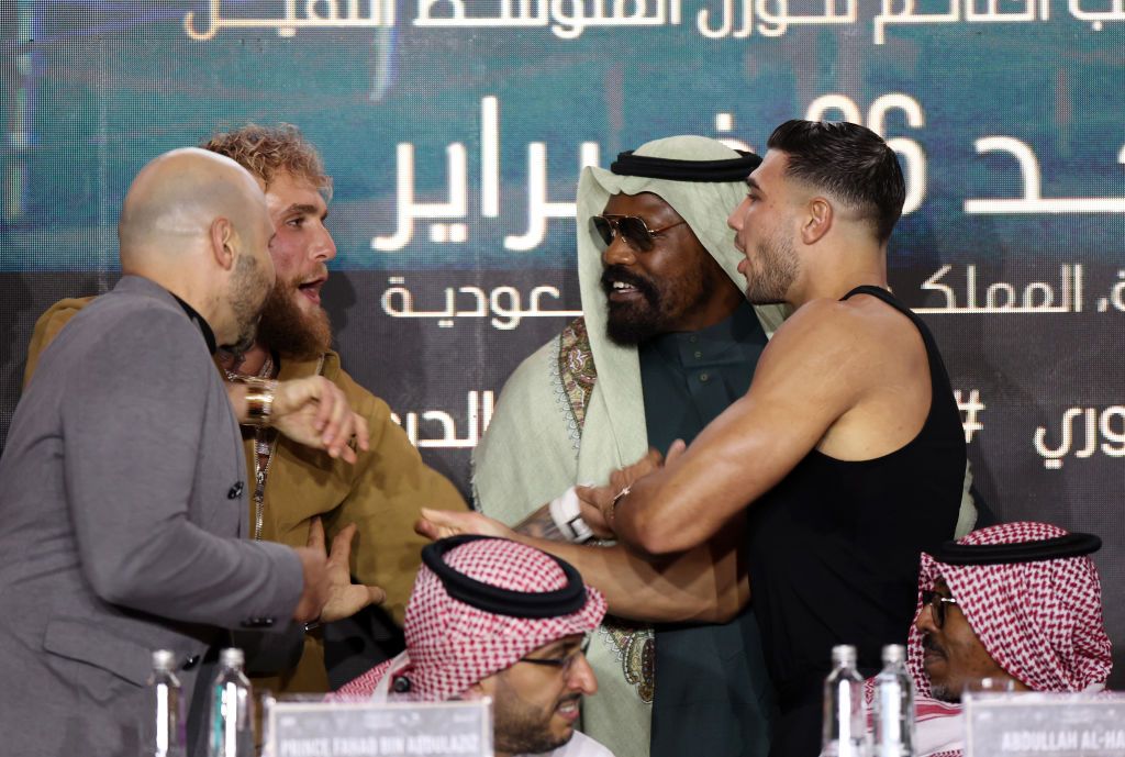 Jake Paul and Tommy Fury make huge bet in final press conference before ...